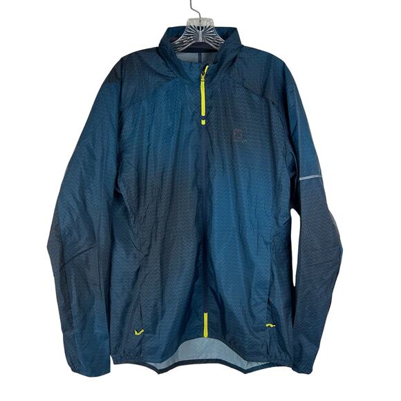 Salomon | Jackets & Coats | Salomon Jacket Mens Large Blue Advanced ...